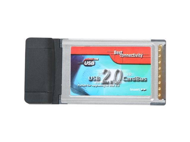 SYBA SD-PCB-USB CardBus to USB 2.0 2-Port Host Controller Adapter ...