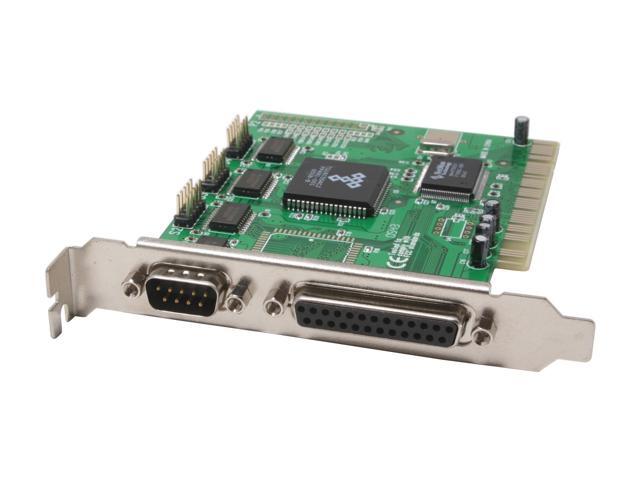 SYBA 32-Bit PCI to 4x Serial & 1x Parallel Port Host Controller Card ...