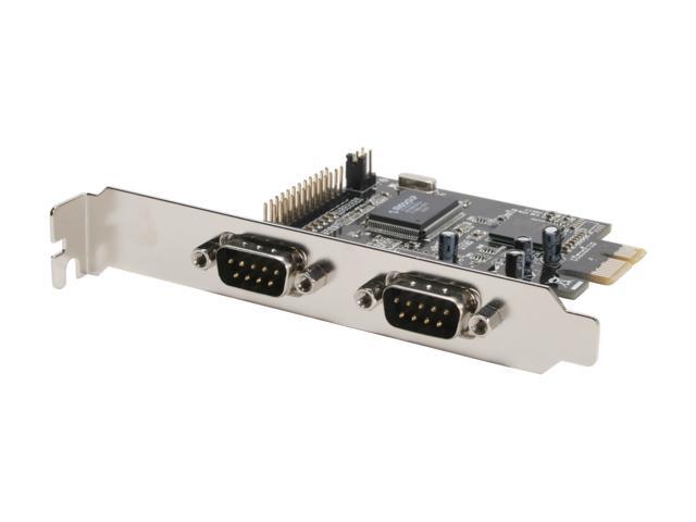 SYBA PCI-Express 2x Dual RS-232 Serial Port and 1x Parallel Port Card ...