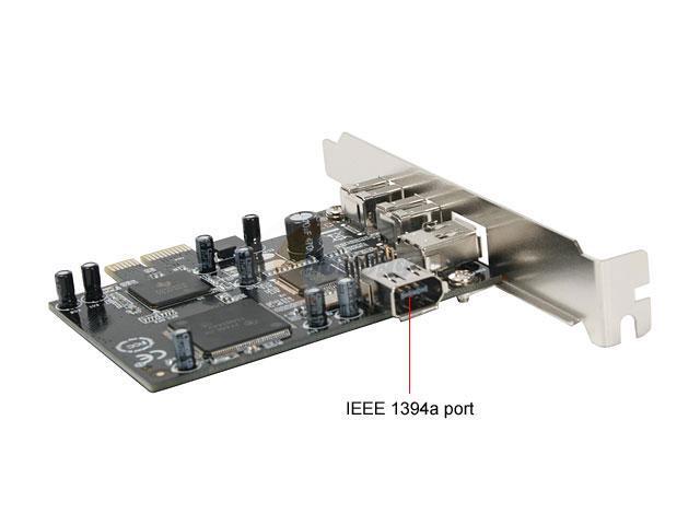 SYBA PCI-Express 1394 FireWire Card Model SD-PEX-FWB - Newegg.com