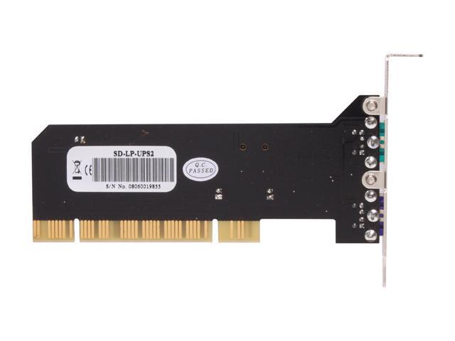 SYBA PCI Low Profile USB 2.0 Internal Header + Dual PS2 Card Model SD ...
