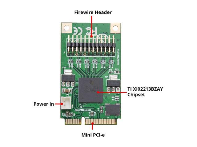 SYBA SI-MPE30018 FireWire 800 IEEE1394b 2 Port and 400 IEEE1394 1 Port ...