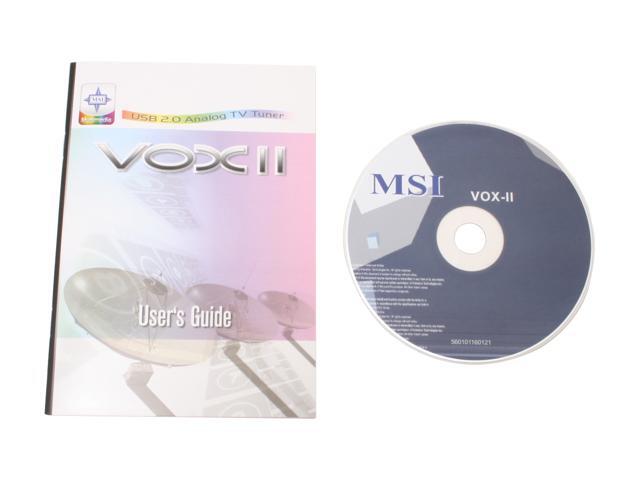 MSI VOX II Video Device - Newegg.com
