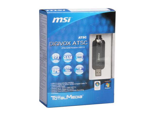 MSI DIGIVOX ATSC (Black) DIGIVOX ATSC 8VSB/QAM Dongle - Newegg.ca
