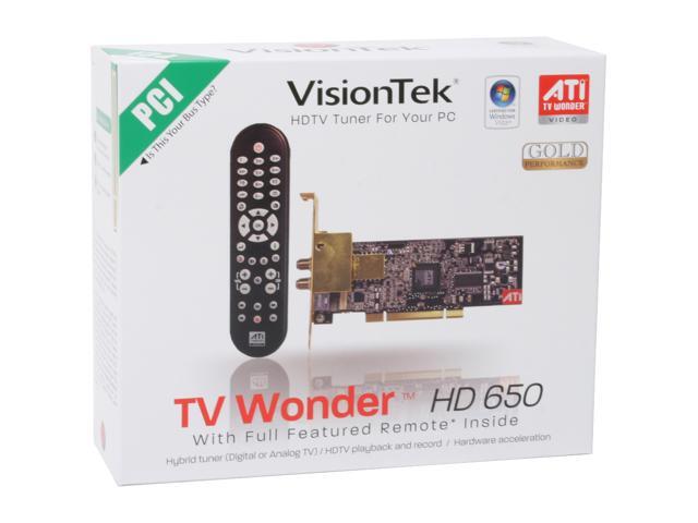 VisionTek 900191 TV Wonder 650 PCI HDTV Tuner w/Remote - Newegg.com