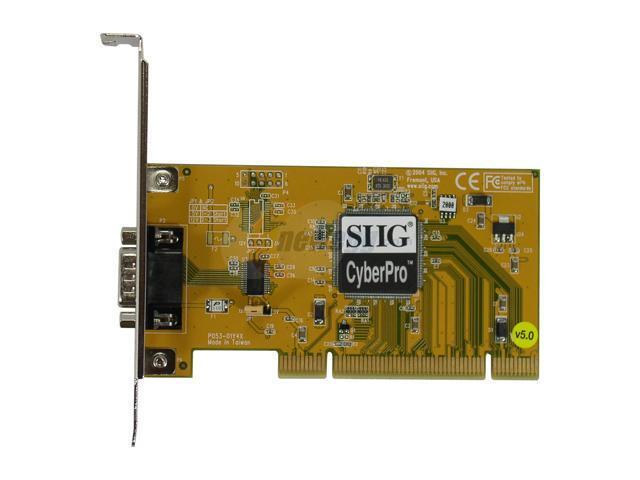 SIIG Single serial (16550) port Universal PCI card Model JJP01012 ...