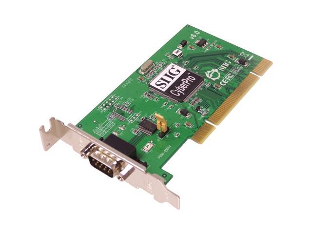 SIIG Low Profile PCI Single Serial (16550) Port, Universal PCI Card ...