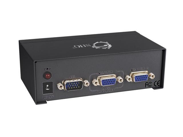 SIIG CE-VG0911-S1 1x2 VGA Splitter - Newegg.com