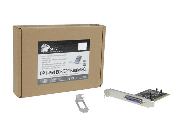 SIIG 1-Port ECP/EPP Parallel PCI Model JJ-P01411-S1 - Newegg.com