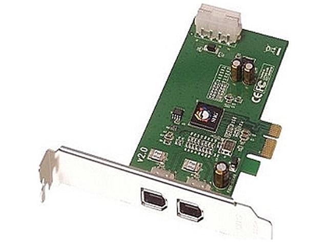SIIG Kit 2 Port Firewire PCIE 1394A X1 Card free N39464 Model NN-E20012 ...
