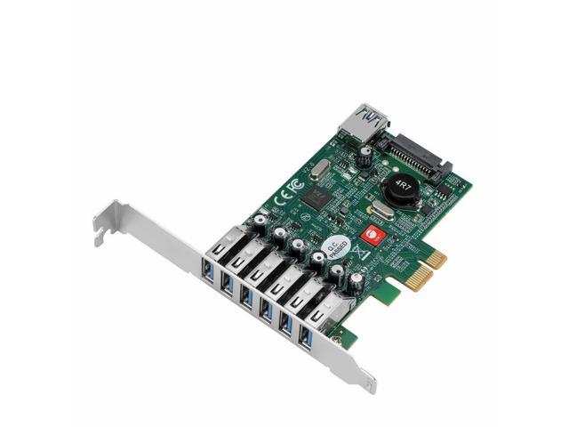 SIIG DP USB 3.0 7-Port PCIe i/e JU-P70011-S2 - Newegg.com