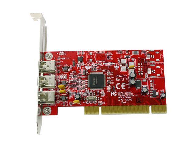 Adaptec Fireconnect 4300 3 Port FireWire Card Model 1890600 - Newegg.com