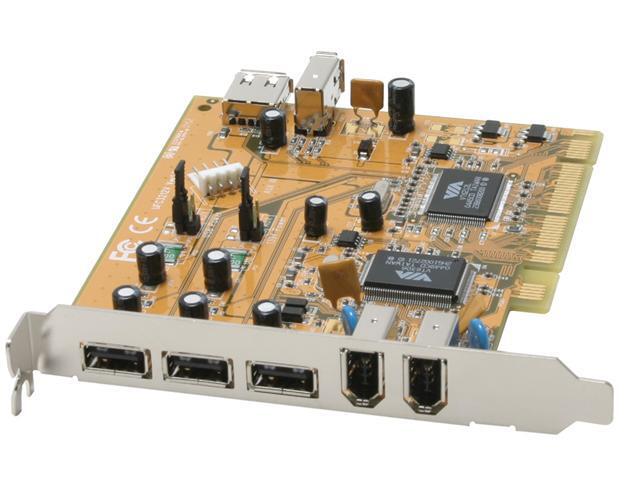 StarTech.com 3 Port USB 2.0 and 2 Port IEEE-1394 FireWire Slot Saver ...