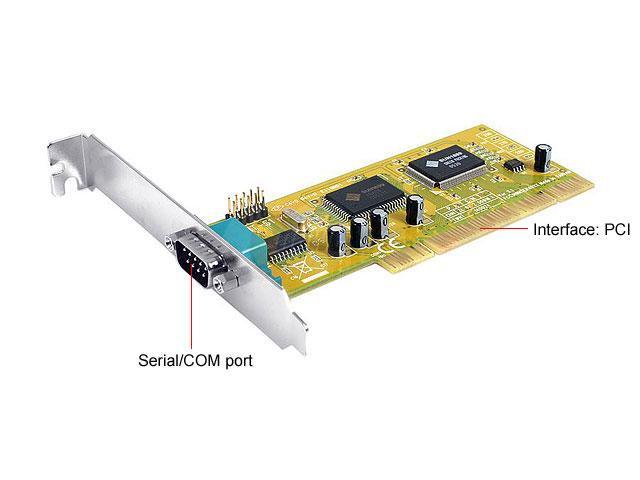 StarTech.com 1 Port Dual Voltage WHQL Approved Serial Card with Legacy ...