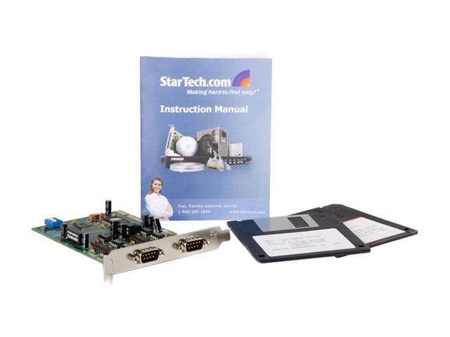 StarTech 2 Port PCI RS422 RS485 DB9 Serial Adapter Card - Newegg.com