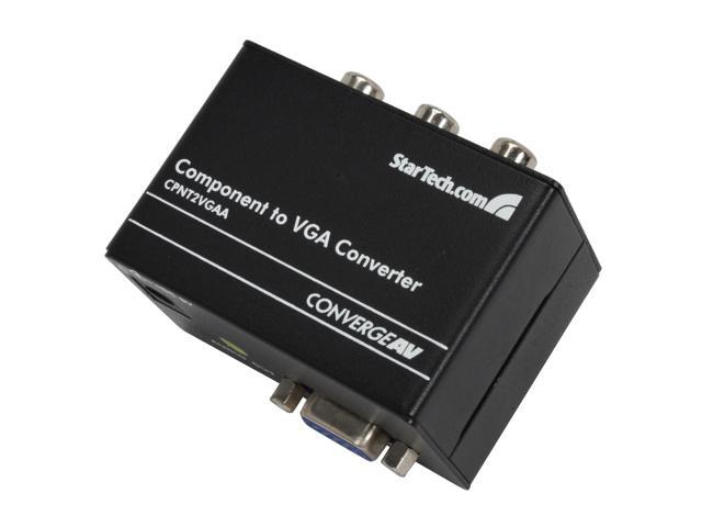 StarTech.com CPNT2VGAA Component to VGA Video Converter with Audio ...