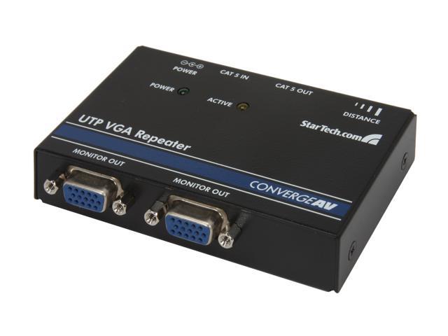 StarTech.com ST121EXT VGA over Cat 5 UTP Video Extender / Repeater ...