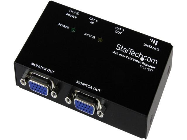 StarTech.com VGA over Cat 5 UTP Video Extender / Repeater ST121EXT ...