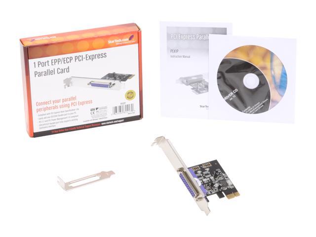 Open Box: StarTech.com PEX1P 1 Port PCI Express Dual Profile Parallel ...