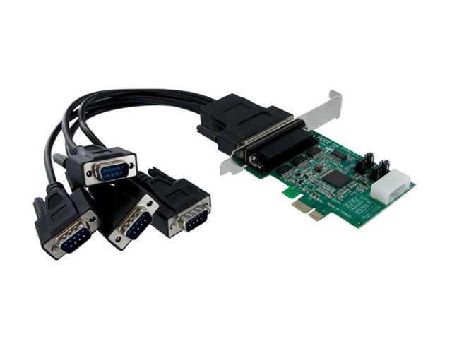 StarTech.com 4 Port Native PCI Express RS232 Serial Adapter Card with 16950 UART Model PEX4S952 ...