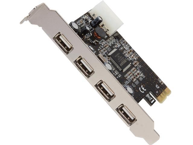 StarTech.com 4 Independent Port PCI Express USB 2.0 Adapter Card Model ...