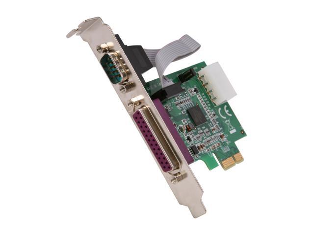 StarTech.com 1S1P Native PCI Express Parallel Serial Combo Card with ...