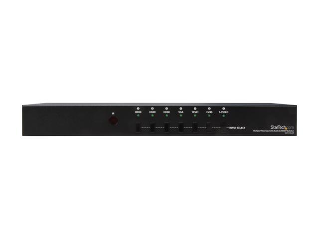 StarTech.com Multiple Video Input with Audio to HDMI Scaler Switcher ...