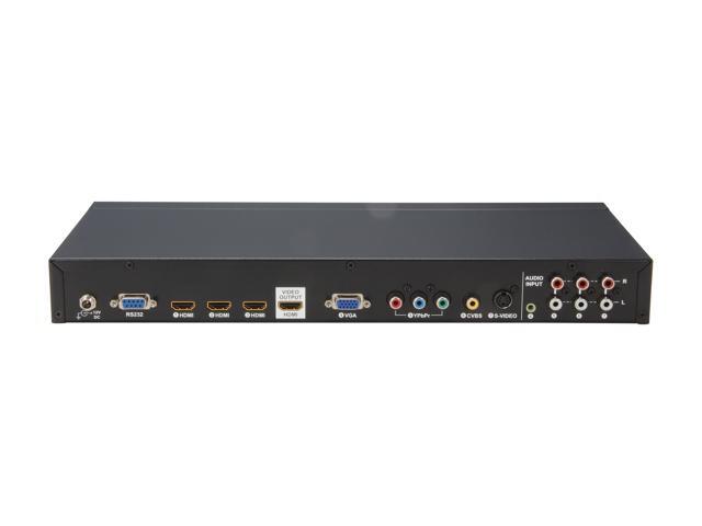 StarTech.com Multiple Video Input with Audio to HDMI Scaler Switcher ...