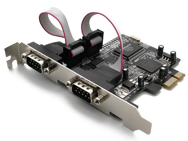 Rosewill PCIE Card With 2 Port Serial Port Model RC-301-E - Newegg.com