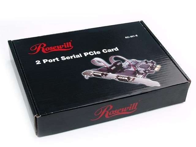 Rosewill PCIE Card With 2 Port Serial Port Model RC-301-E - Newegg.com