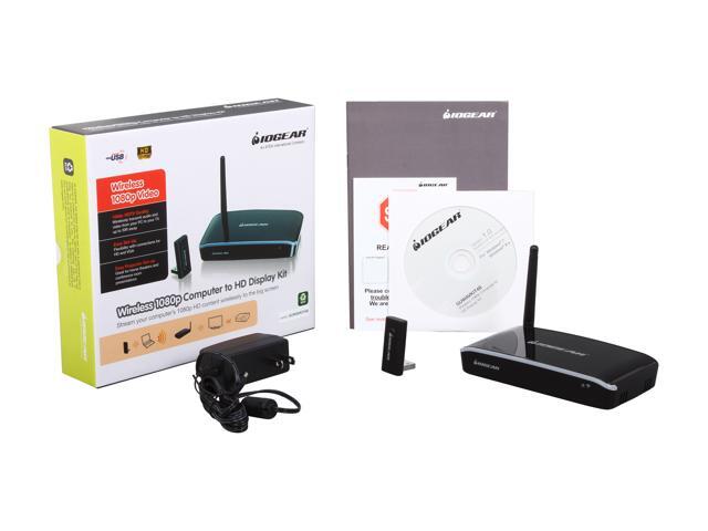 IOGEAR Wireless 1080p Computer to HD Display Kit GUWAVKIT4B - Newegg.com