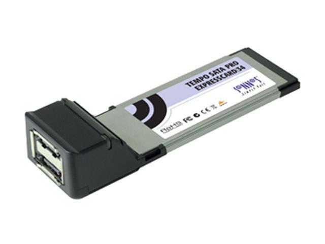 SoNNeT 2-Port Tempo SATA Pro ExpressCard/34 Model TSATAII-PRO-E34 ...