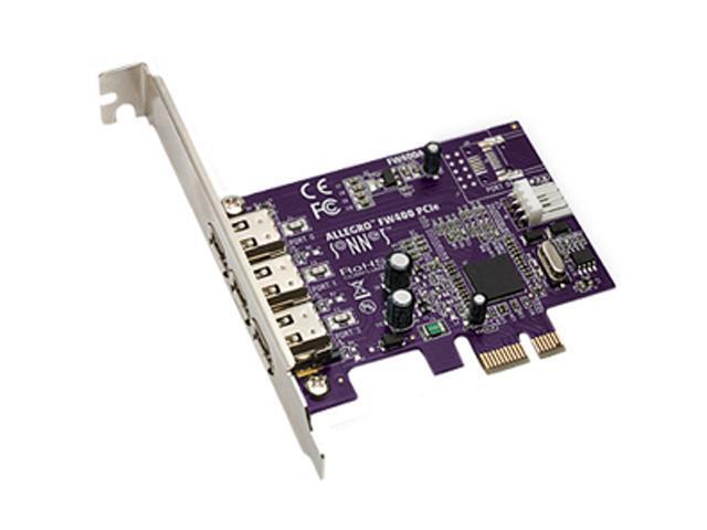 SoNNeT 3 Port Firewire 400 PCI-E Card Model FW400A-E - Newegg.com