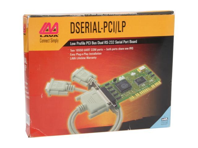 LAVA Computer PCI Bus Dual Serial 16550 Board- Low-profile Model ...