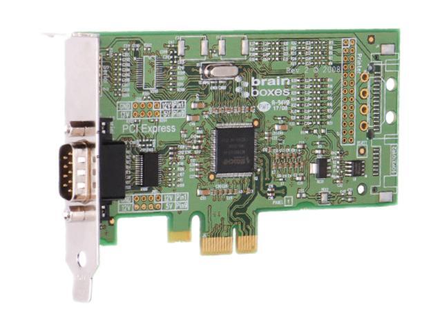 Brainboxes 1 Port RS232 Low Profile PCI Express Serial Card Model PX ...