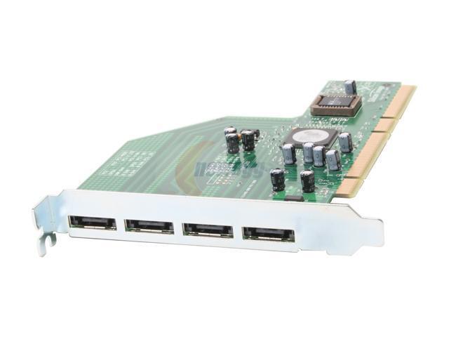 EZQUEST 4 Port eSATA PCI-X Card Model A59944 - Newegg.com