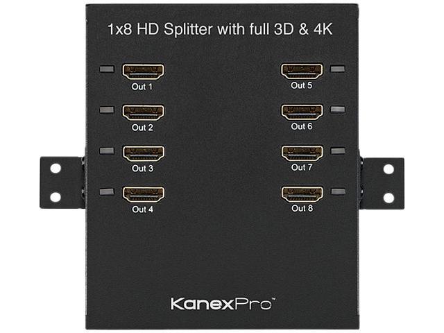 KanexPro ProBar 1x8 HDMI Splitter with 3D Support HD8PTBSP - Newegg.com