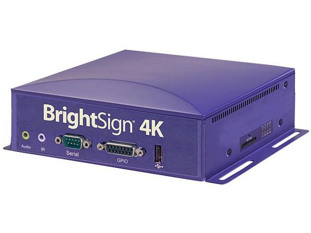 BrightSign 4K1142 Fan-Less Solid-State Commercial 4K Networked Multi ...