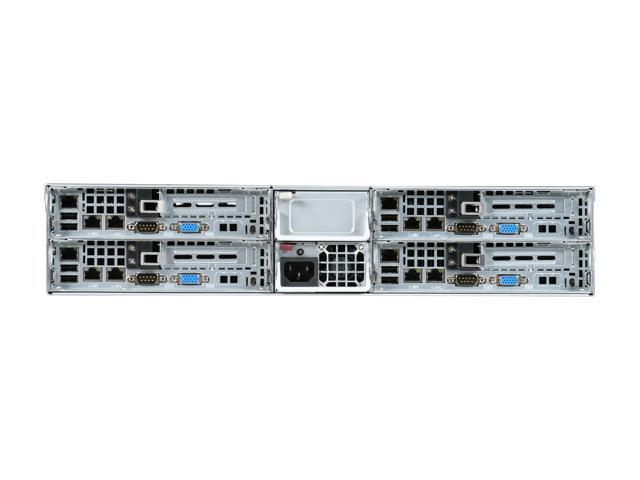 SUPERMICRO SYS-6026TT-BTF 2U Rackmount Server Barebone (Four nodes) Intel 5500 Dual LGA 1366 ...