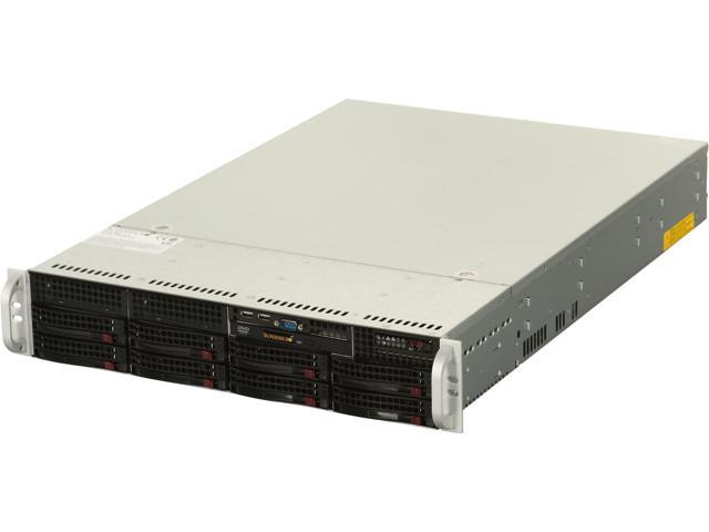 SUPERMICRO SYS-6026T-NTR+ 2U Rackmount Server Barebone Intel 5520 Dual LGA 1366 Dual Intel Xeon ...