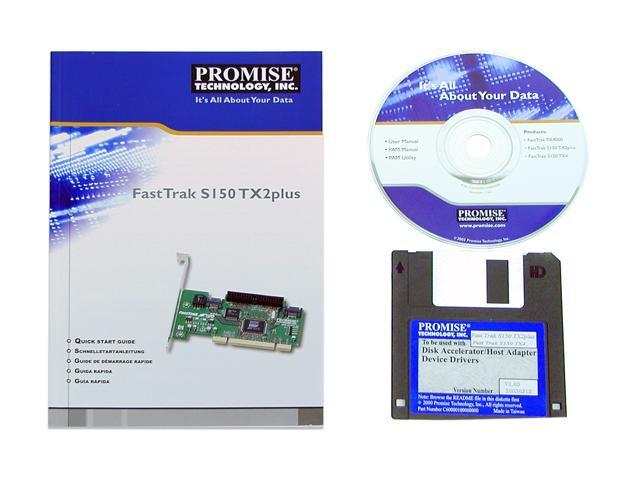 PROMISE FastTrak S150 TX2plus PCI SATA Controller Card - Newegg.com