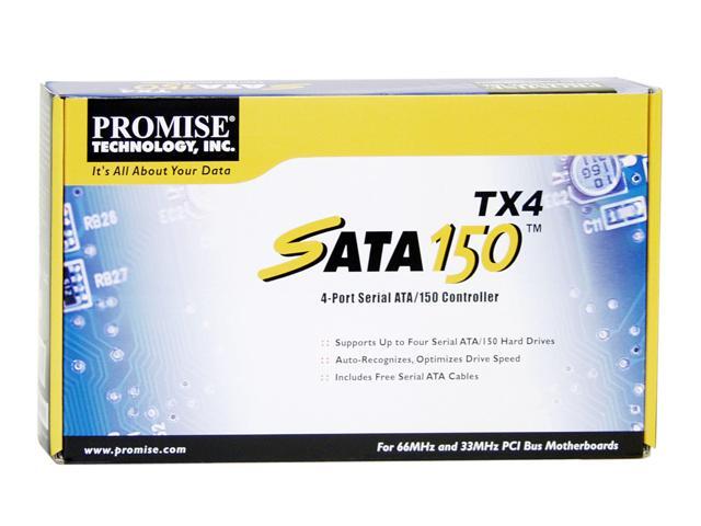 Open Box: PROMISE SATA150 TX4 PCI SATA Controller Card - Newegg.ca