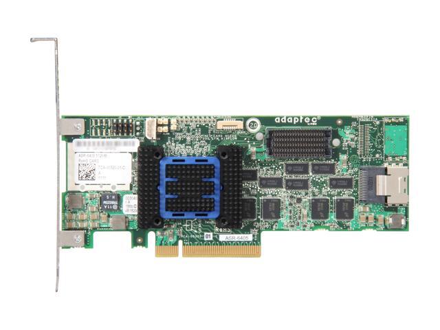 Adaptec RAID 6405 2271100-R 6Gb/s SATA/SAS 4 internal ports w/512MB ...