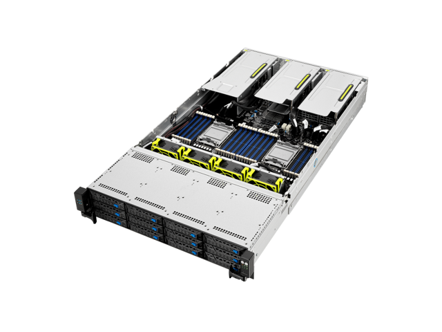 ASUS 2U RS720-E10-RS12E 2U server Barebone with dual 3rd Gen Intel ...