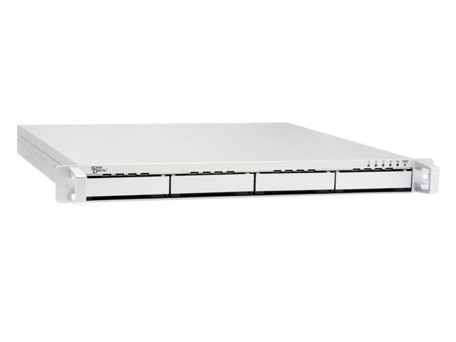 SANS DIGITAL ES104T 1U Rackmount Storage Sub-system with Quad channels ...