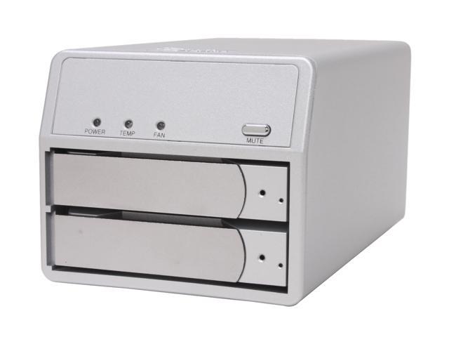 Open Box: SANS DIGITAL MobileSTOR MS2T+ 2 Bay SATA to eSATA JBOD Hard ...