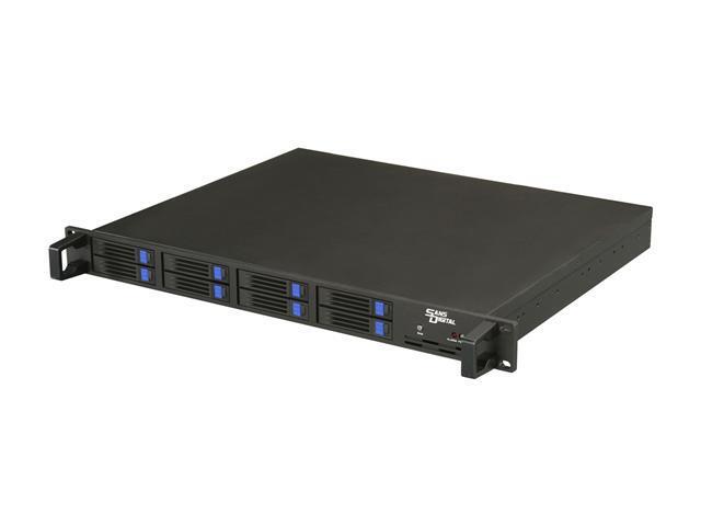 Open Box: SANS DIGITAL AccuSTOR AS108X 1U 8 Bay 2.5 Rackmount SAS / SSD ...