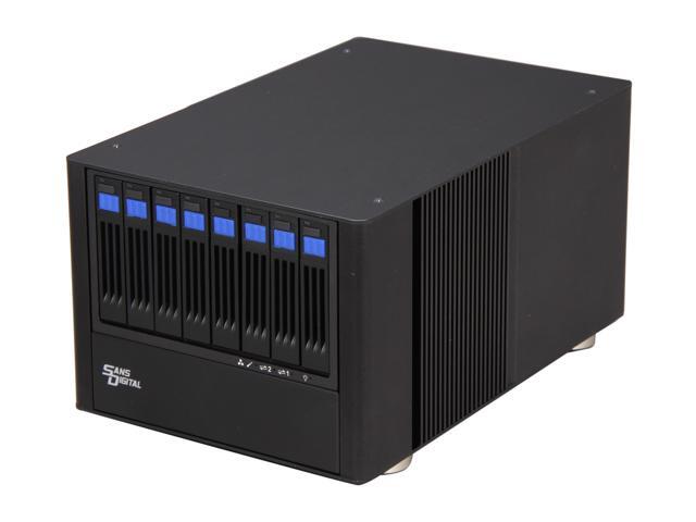 Open Box: SANS DIGITAL MobileSTOR MS28X 8 Bay 2.5 tower SAS/SSD/SATA to ...