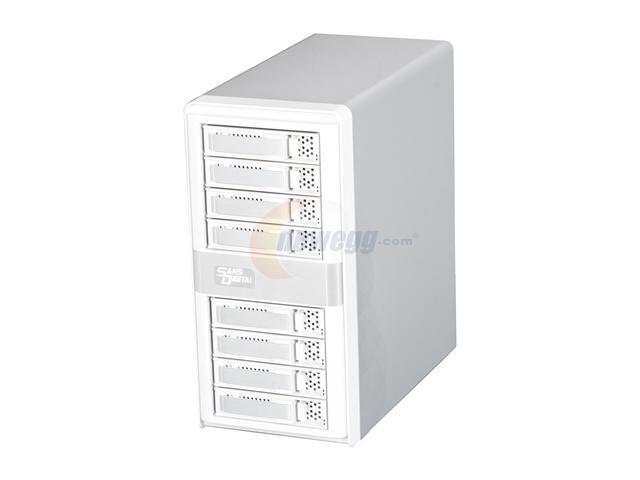 SANS DIGITAL MobileSTOR MS8X6 8 Bay SATA/SAS to 6G SAS Expander JBOD ...
