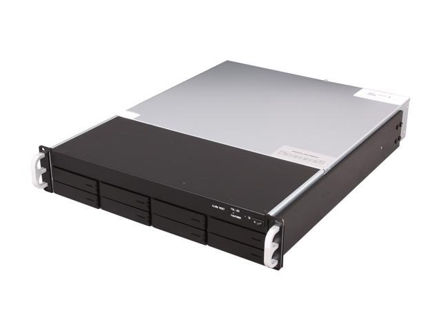 SANS DIGITAL EliteSTOR ES208X6+B 2U 8 Bay 6G SAS/SATA to SAS JBOD with ...